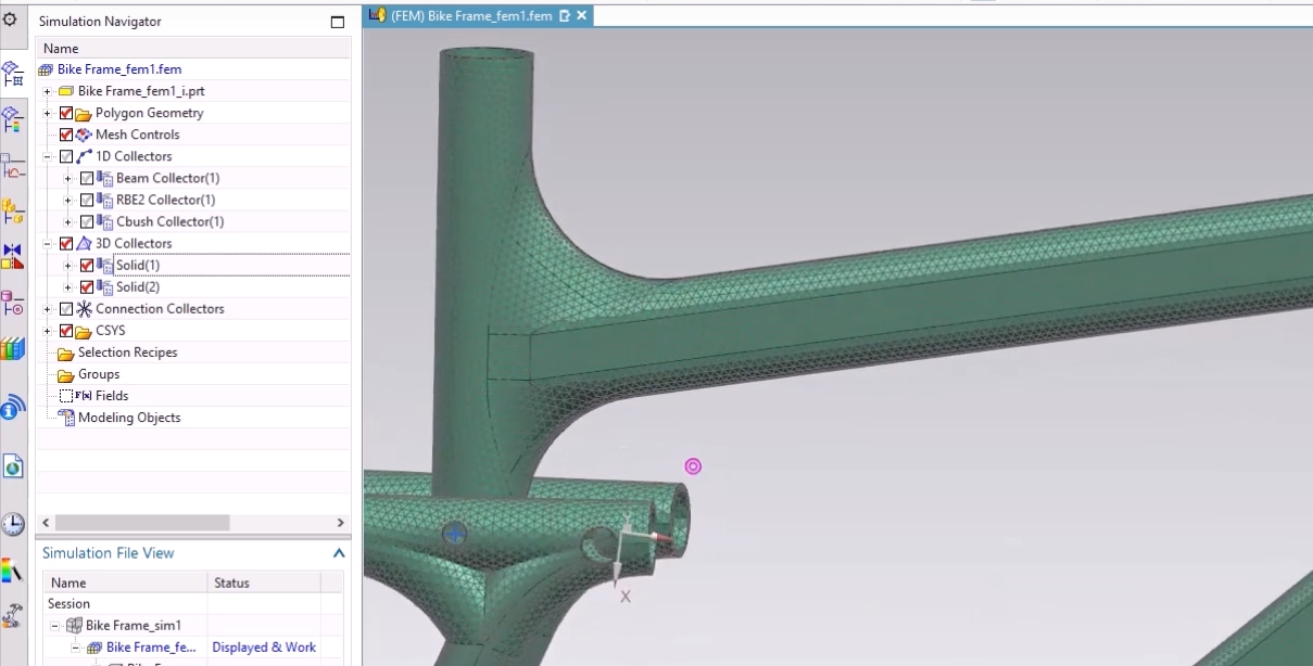 Modal Analysis in Simcenter 3D | Modal Analysis of a Bike Frame